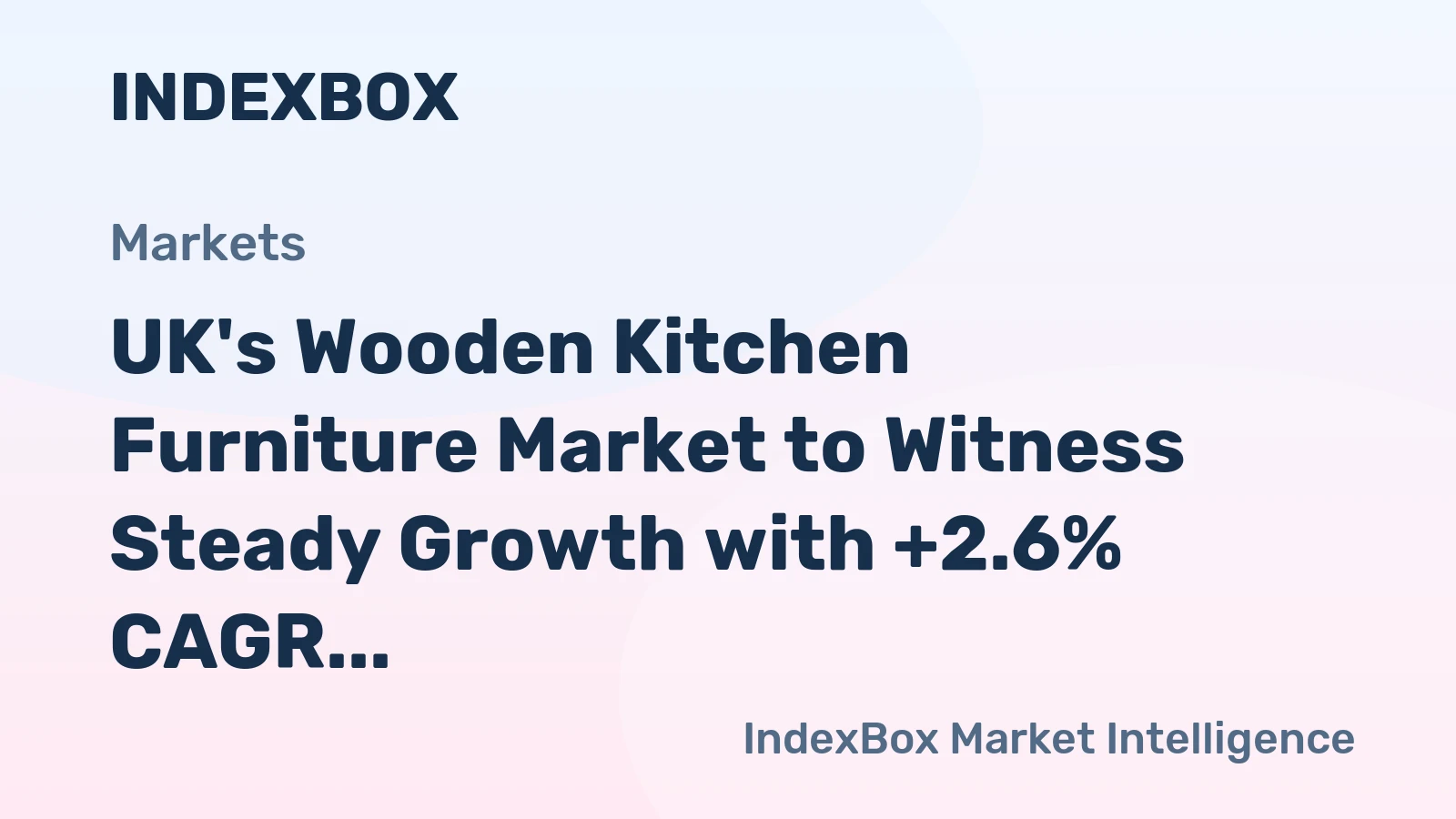 UK's Wooden Kitchen Furniture Market to Witness Steady Growth with +2.6% CAGR Over Next Decade