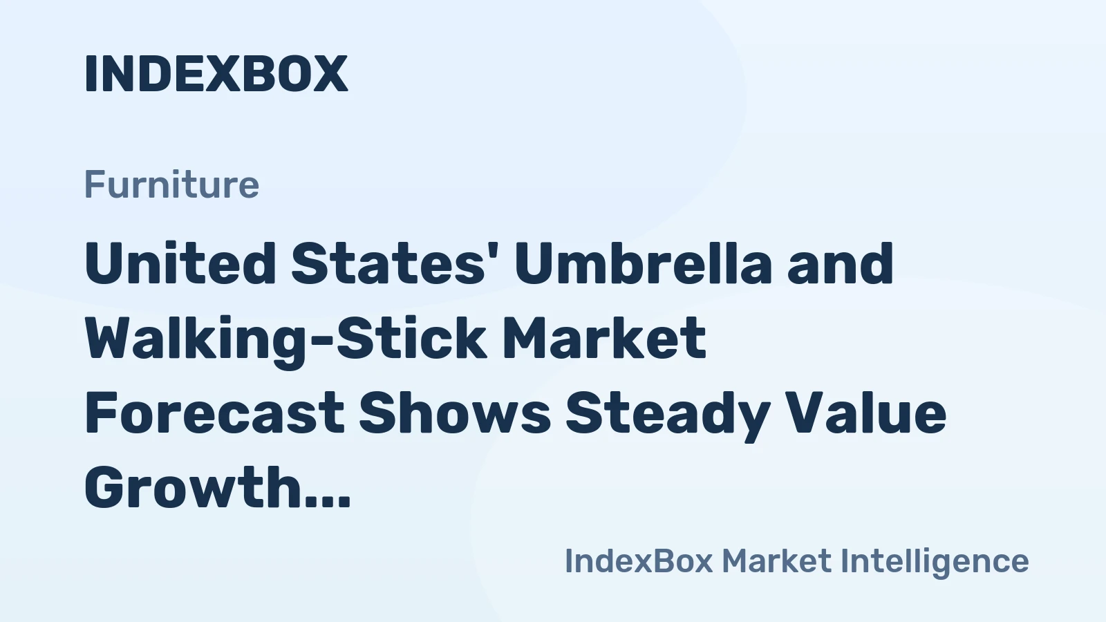 United States' Umbrella and Walking-Stick Market Forecast Shows Steady Value Growth at 2.5% CAGR Through 2035