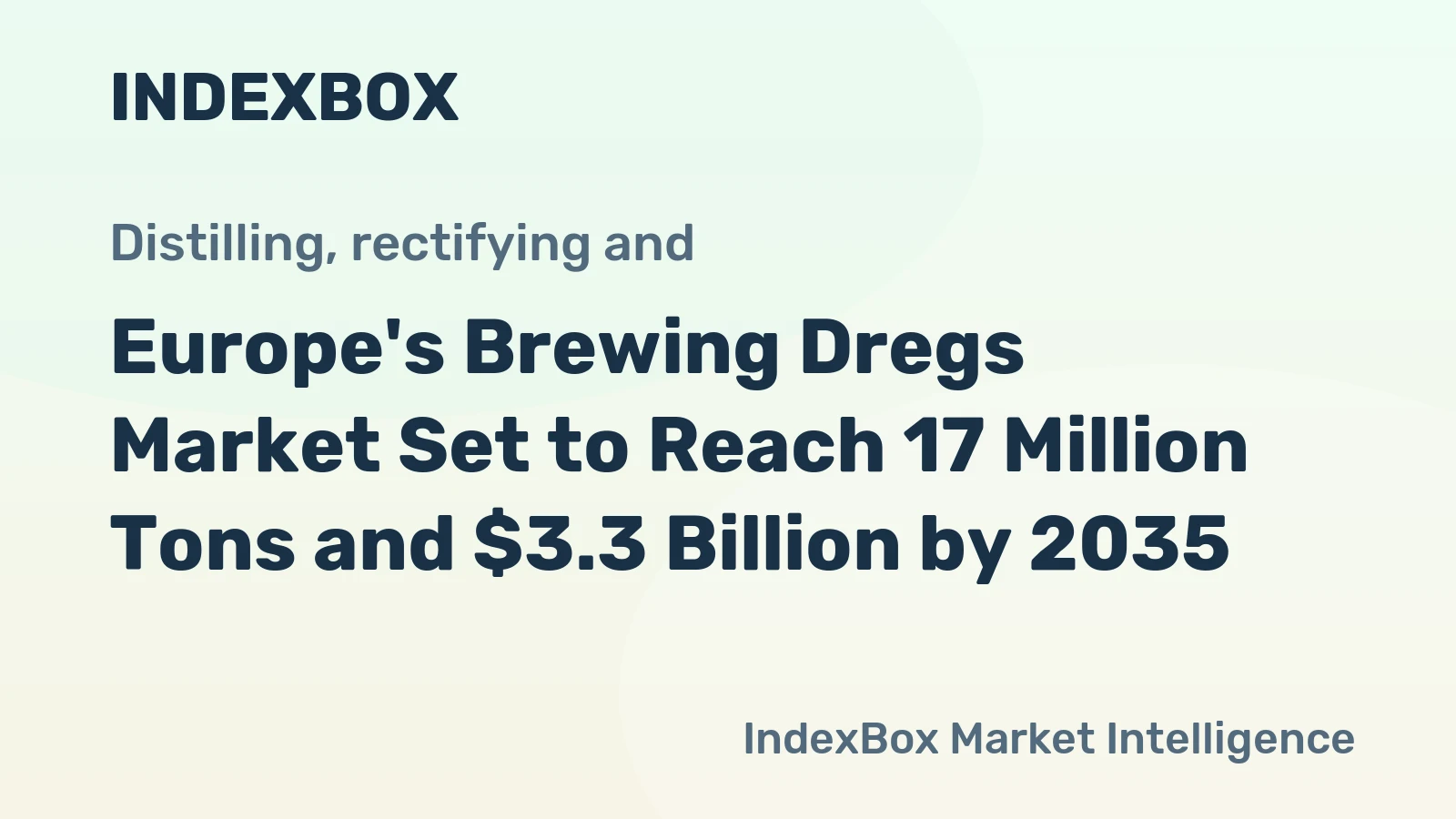 Europe's Brewing Dregs Market Set to Reach 17 Million Tons and $3.3 Billion by 2035