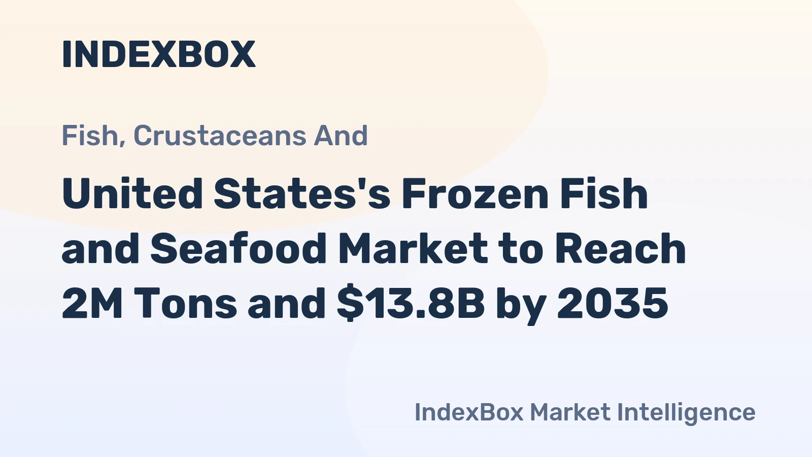 United States's Frozen Fish and Seafood Market to Reach 2M Tons and $13.8B by 2035