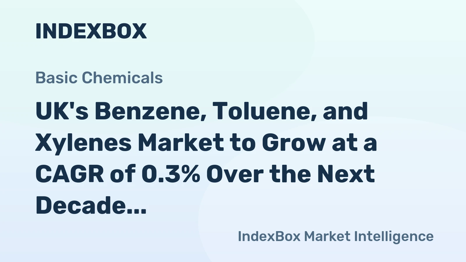 UK's Benzene, Toluene, and Xylenes Market to Grow at a CAGR of 0.3% Over the Next Decade