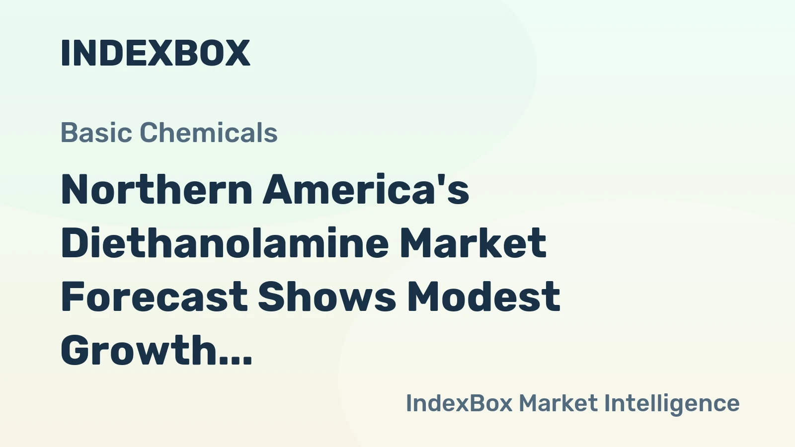 Northern America's Diethanolamine Market Forecast Shows Modest Growth With +0.4% Volume CAGR Through 2035