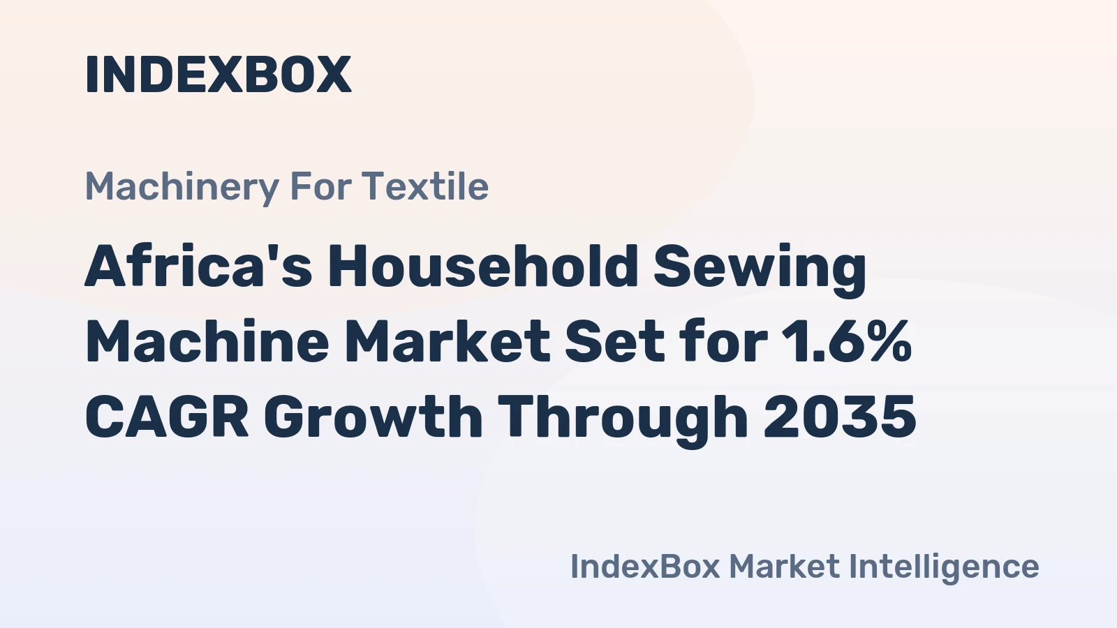 Africa's Household Sewing Machine Market Set for 1.6% CAGR Growth Through 2035