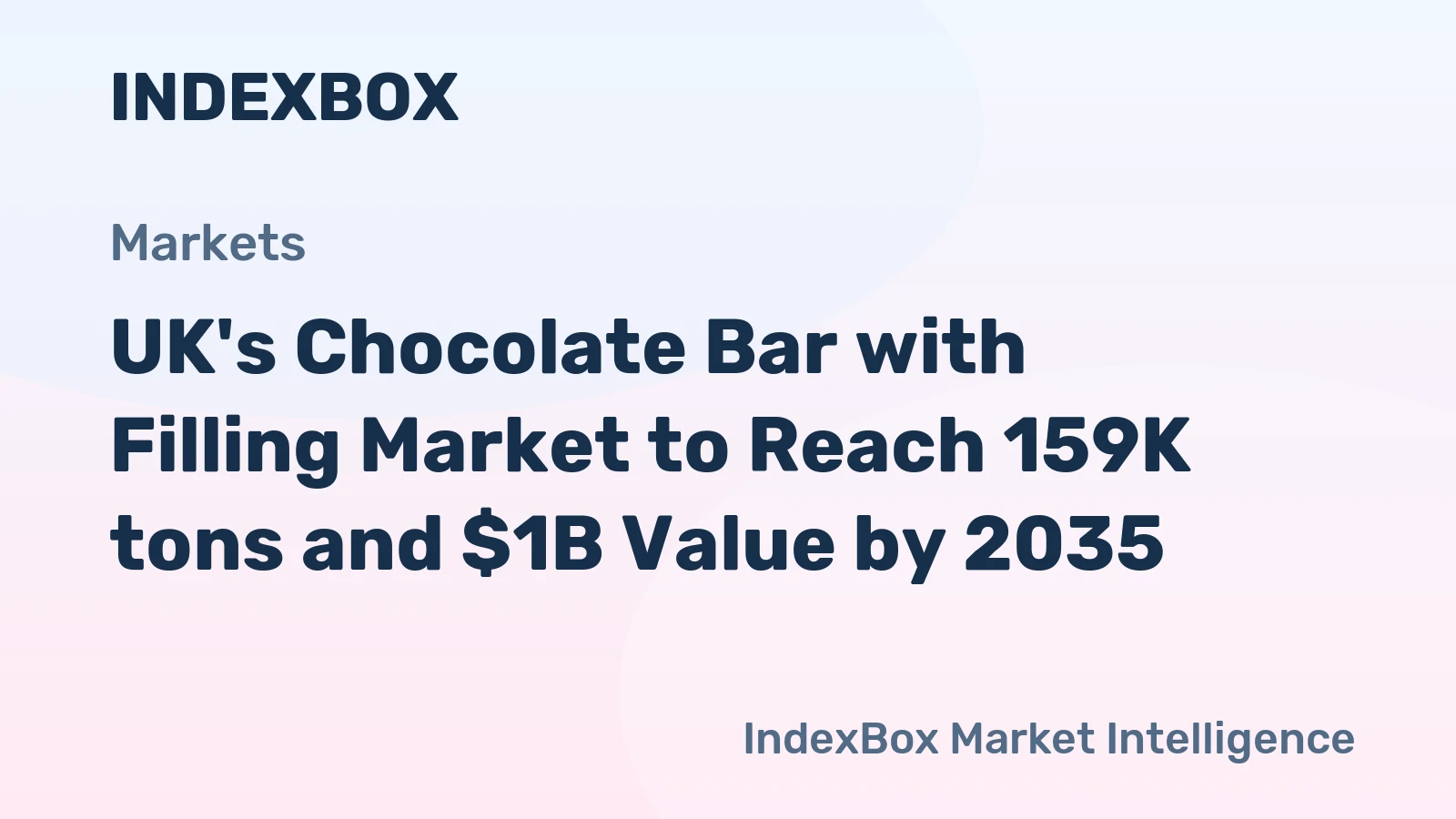 UK's Chocolate Bar with Filling Market to Reach 159K tons and $1B Value by 2035