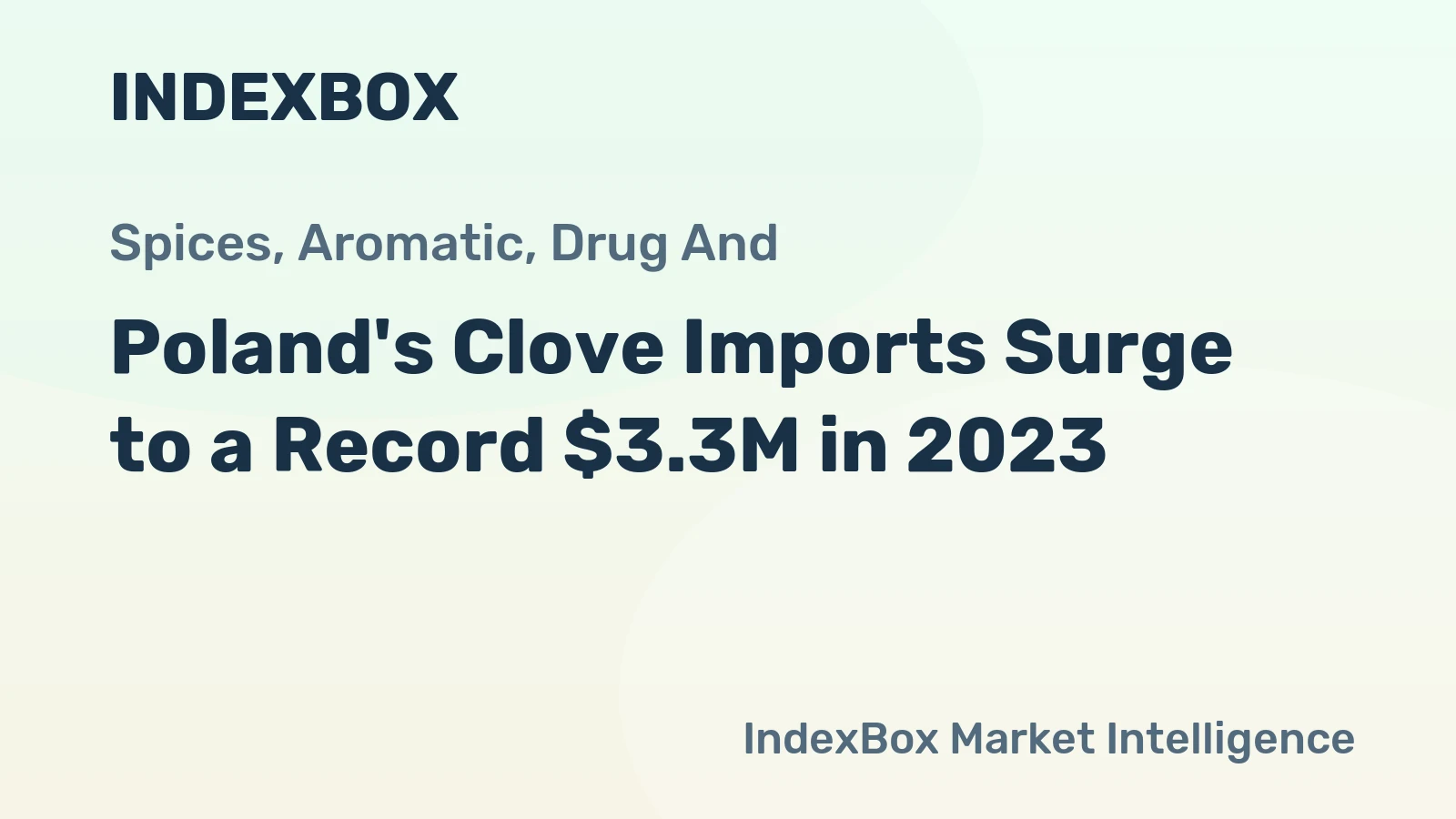 Poland's Clove Imports Surge to a Record $3.3M in 2023
