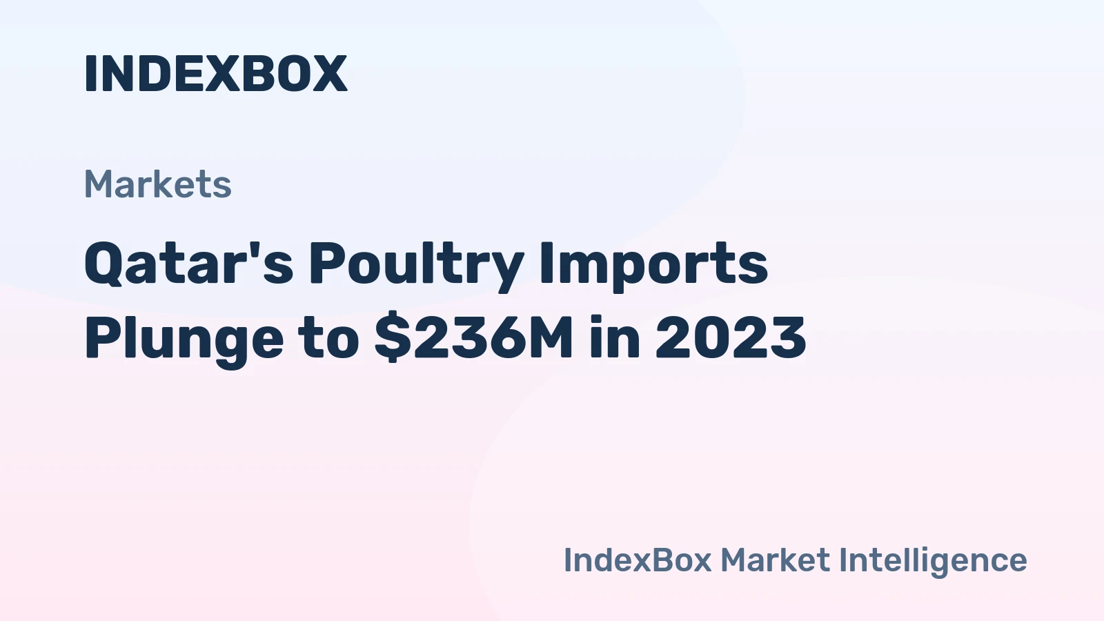 Qatar's Poultry Imports Plunge to $236M in 2023