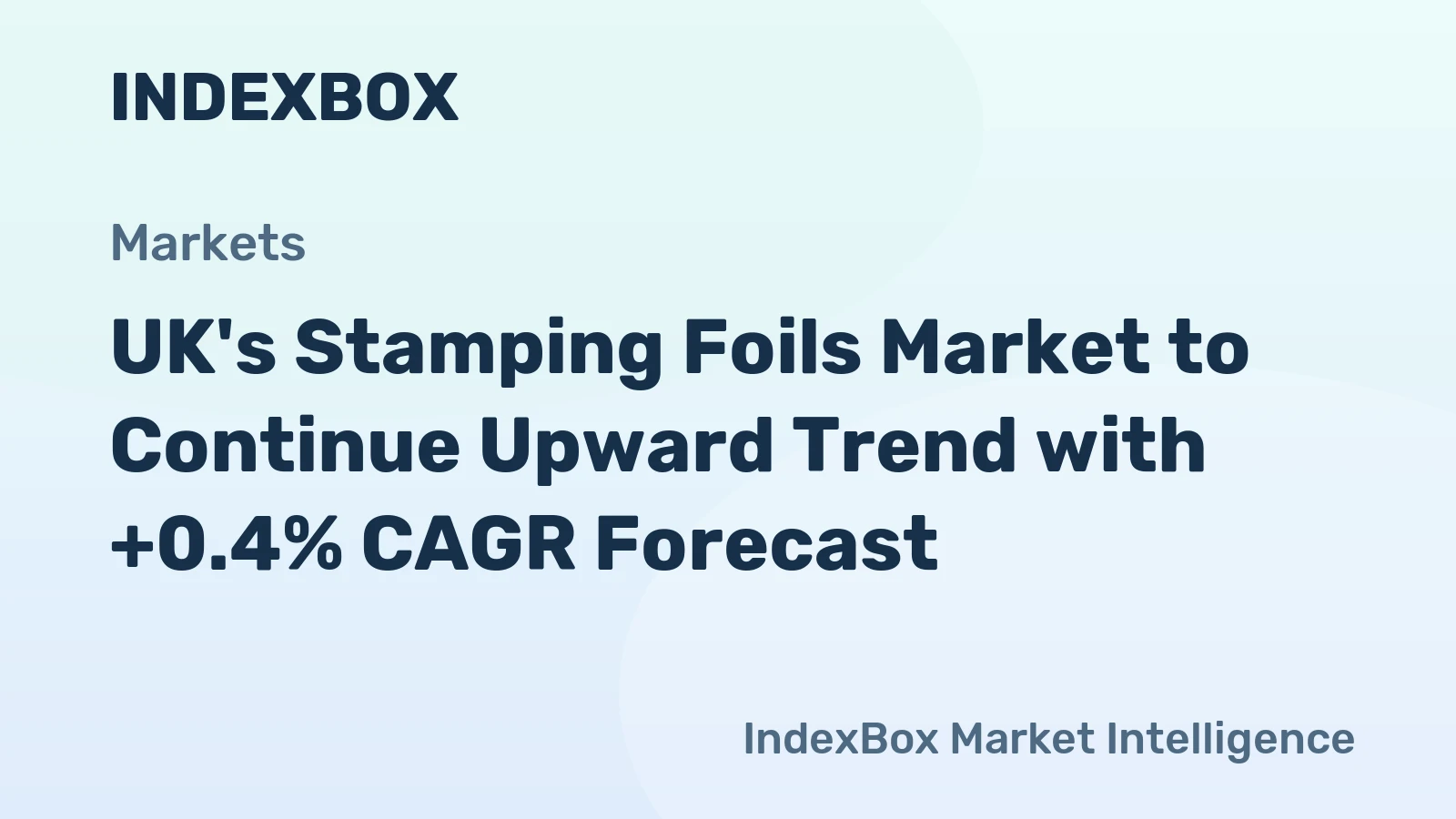 UK's Stamping Foils Market to Continue Upward Trend with +0.4% CAGR Forecast