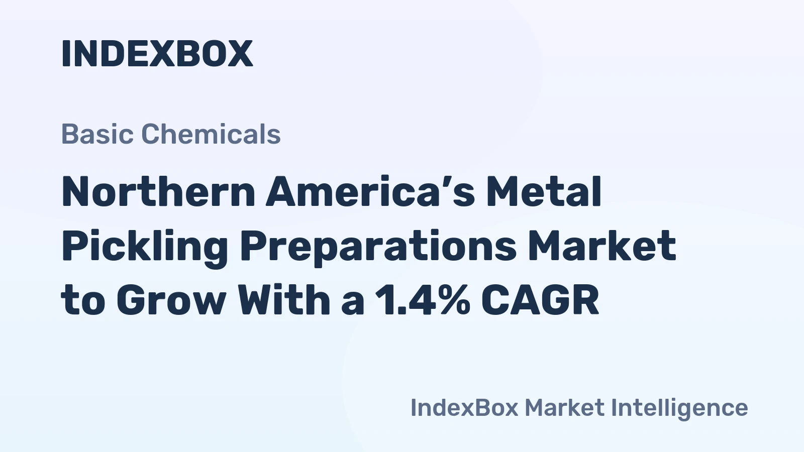 Northern America’s Metal Pickling Preparations Market to Grow With a 1.4% CAGR