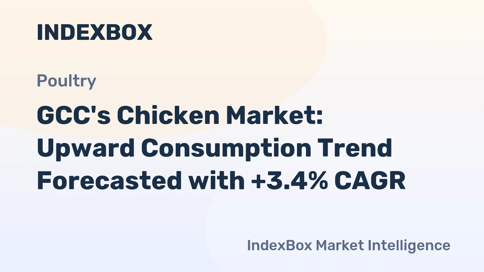 GCC's Chicken Market: Upward Consumption Trend Forecasted with +3.4% CAGR