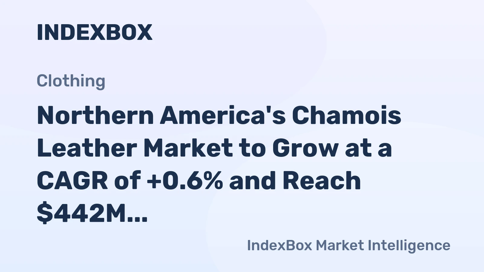 Northern America's Chamois Leather Market to Grow at a CAGR of +0.6% and Reach $442M by 2035