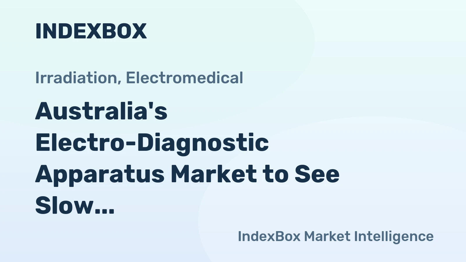 Australia's Electro-Diagnostic Apparatus Market to See Slow Growth with CAGR of +1.2% through 2035