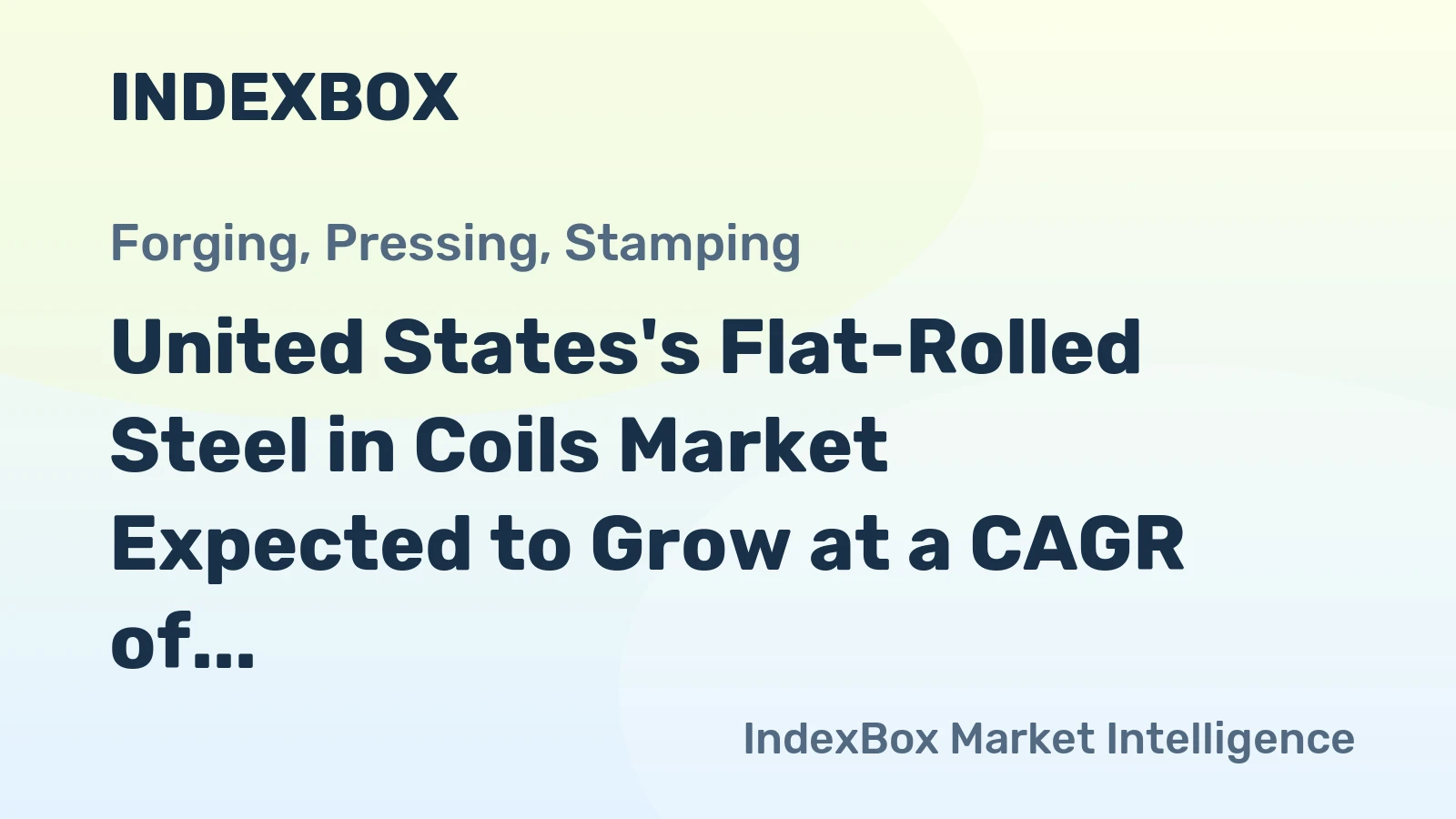 United States's Flat-Rolled Steel in Coils Market Expected to Grow at a CAGR of +1.0% from 2024 to 2035