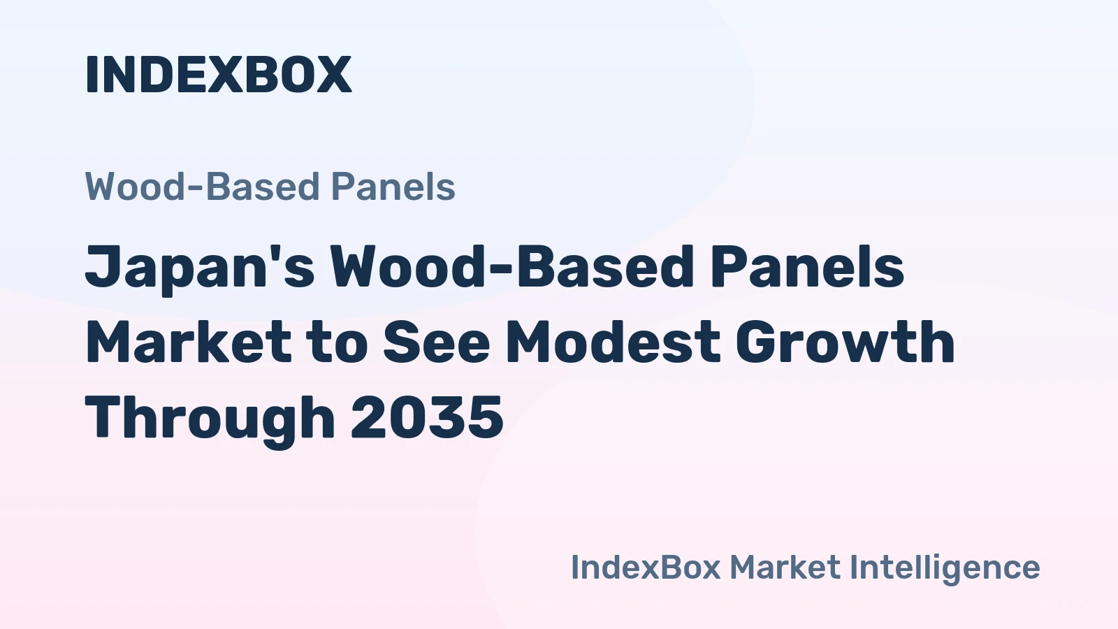 Japan's Wood-Based Panels Market to See Modest Growth Through 2035