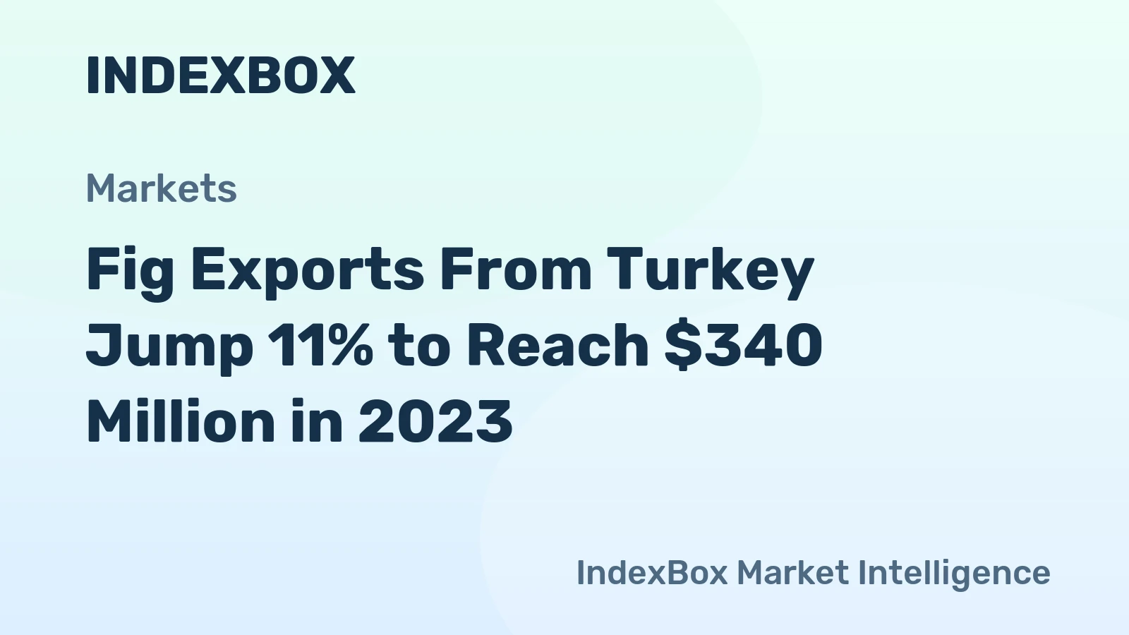 Fig Exports From Turkey Jump 11% to Reach $340 Million in 2023