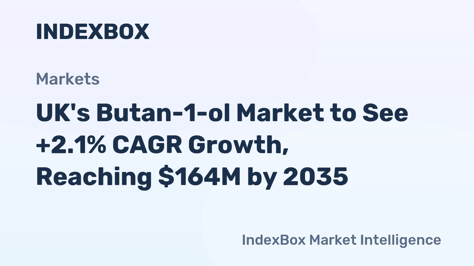 UK's Butan-1-ol Market to See +2.1% CAGR Growth, Reaching $164M by 2035