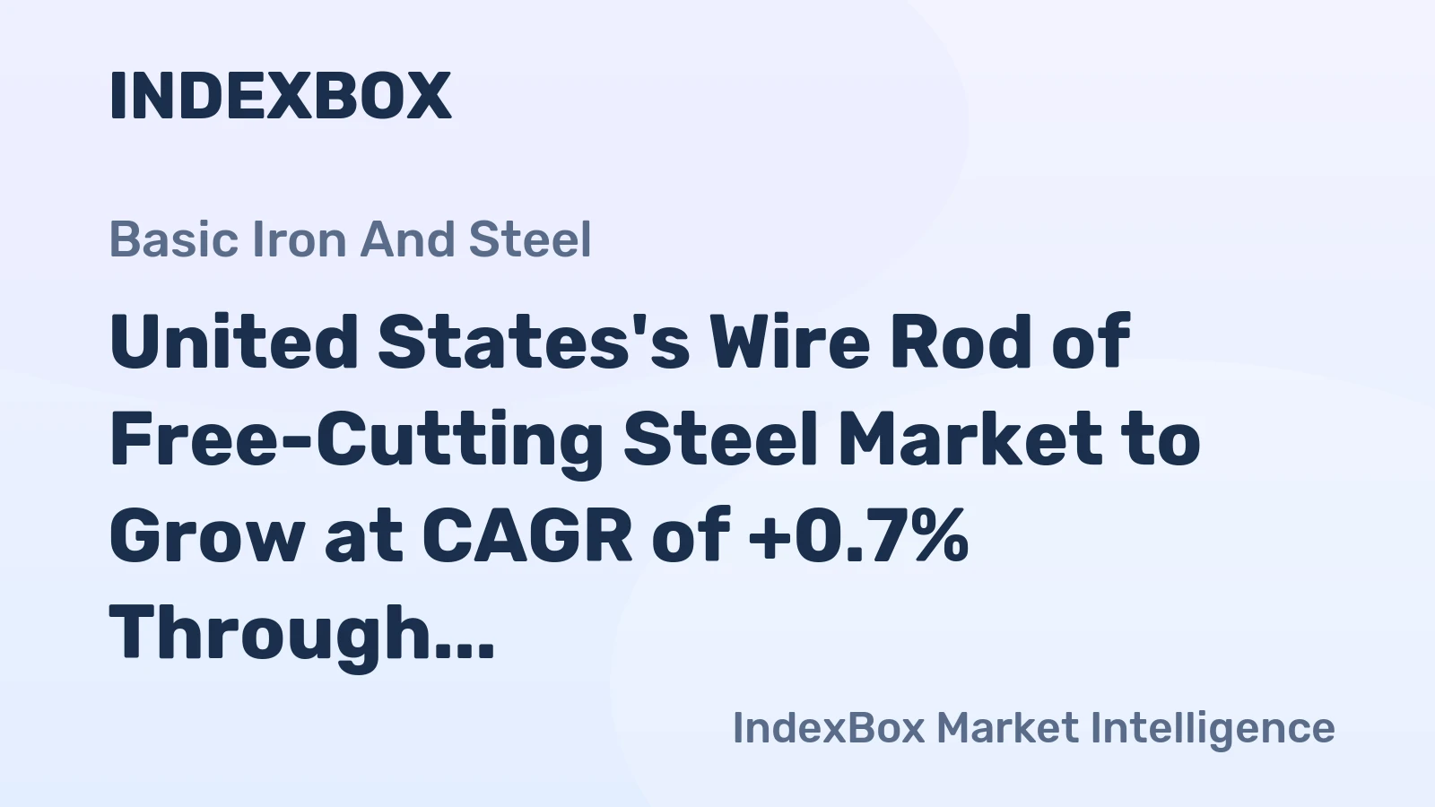 United States's Wire Rod of Free-Cutting Steel Market to Grow at CAGR of +0.7% Through 2035, Reaching $96M in Value