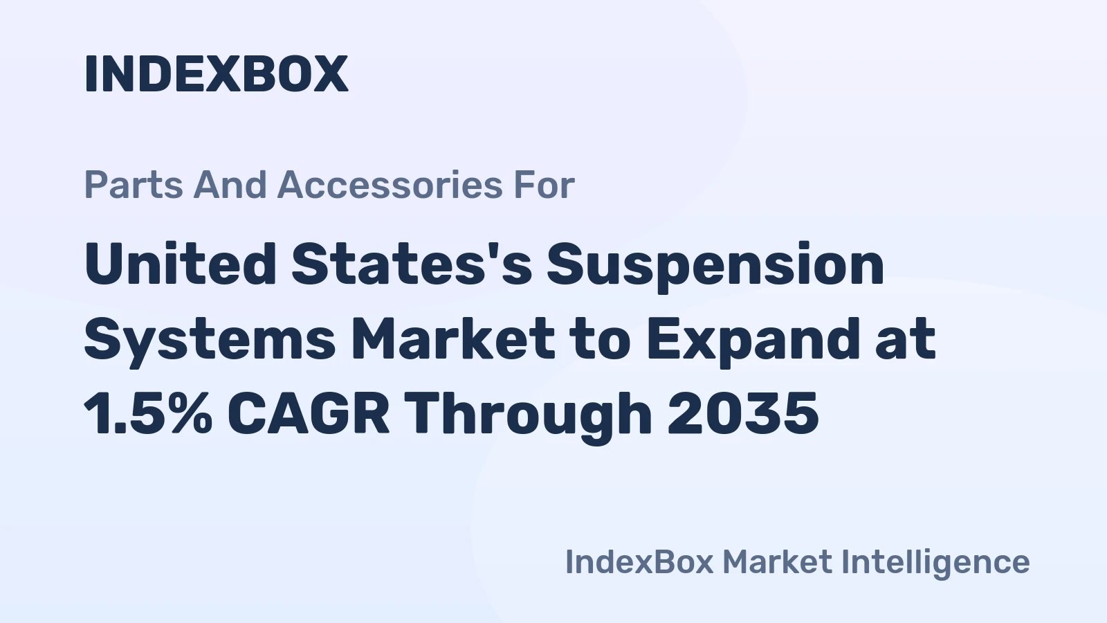 United States's Suspension Systems Market to Expand at 1.5% CAGR Through 2035