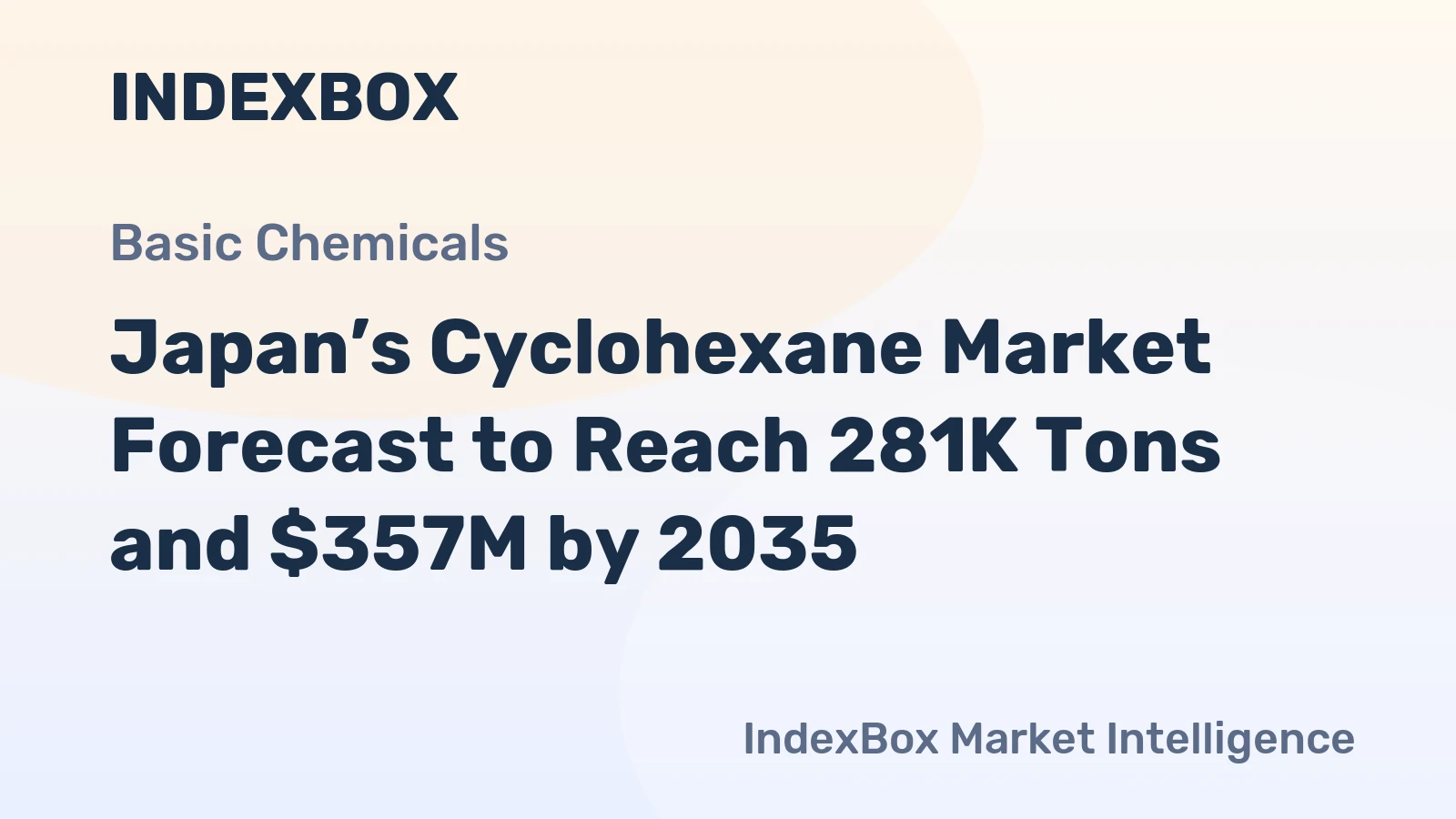 Japan’s Cyclohexane Market Forecast to Reach 281K Tons and $357M by 2035
