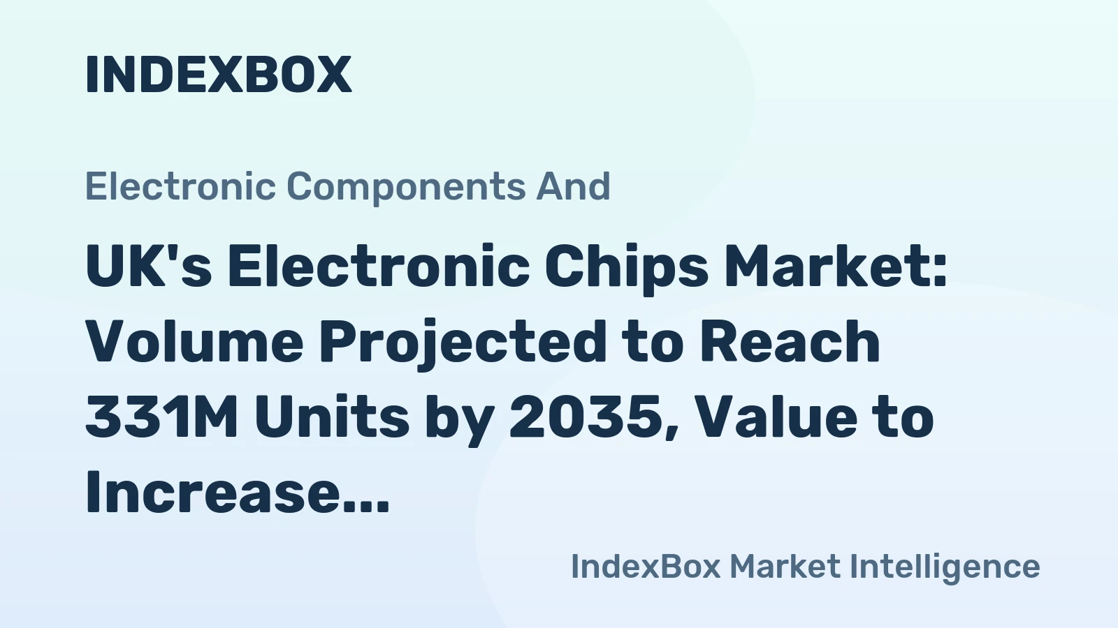 UK's Electronic Chips Market: Volume Projected to Reach 331M Units by 2035, Value to Increase to $3.2B