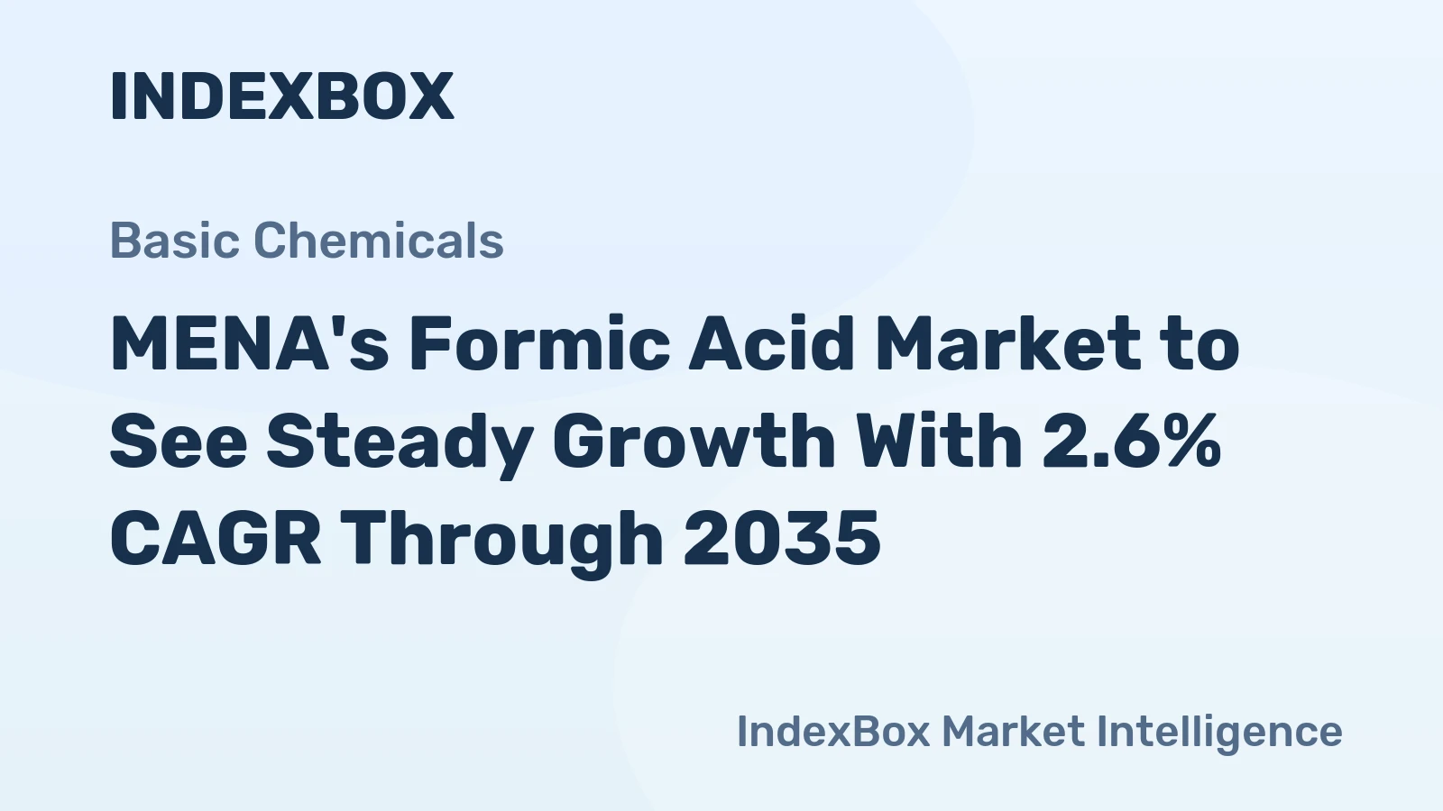 MENA's Formic Acid Market to See Steady Growth With 2.6% CAGR Through 2035