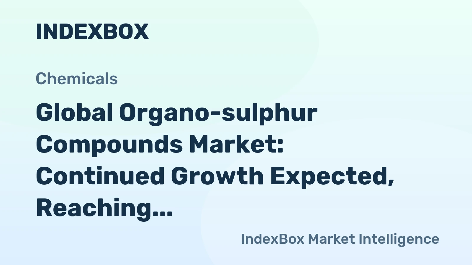 Global Organo-sulphur Compounds Market: Continued Growth Expected, Reaching 2.7M Tons by 2035