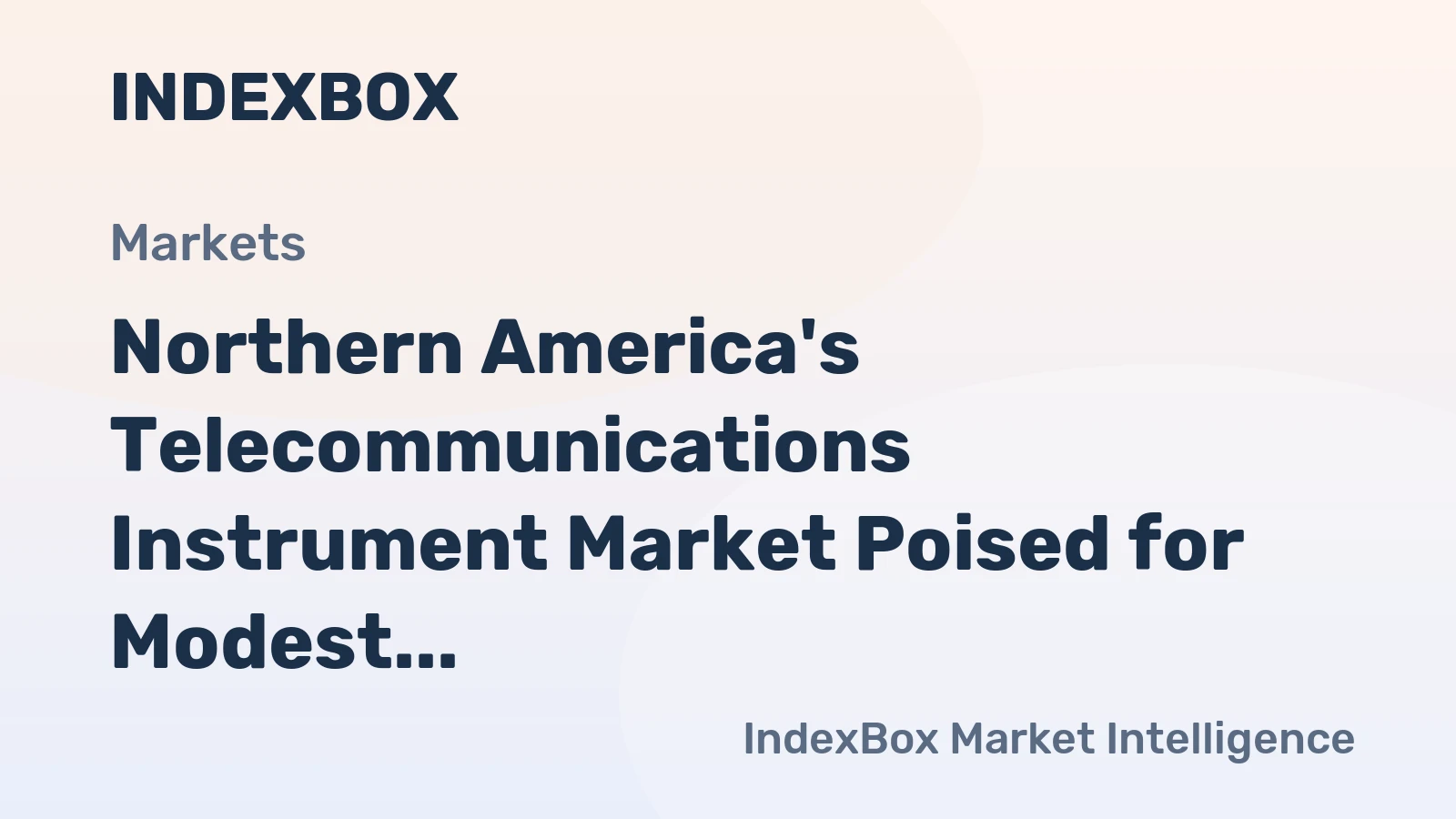 Northern America's Telecommunications Instrument Market Poised for Modest Growth with +0.6% Value CAGR Through 2035