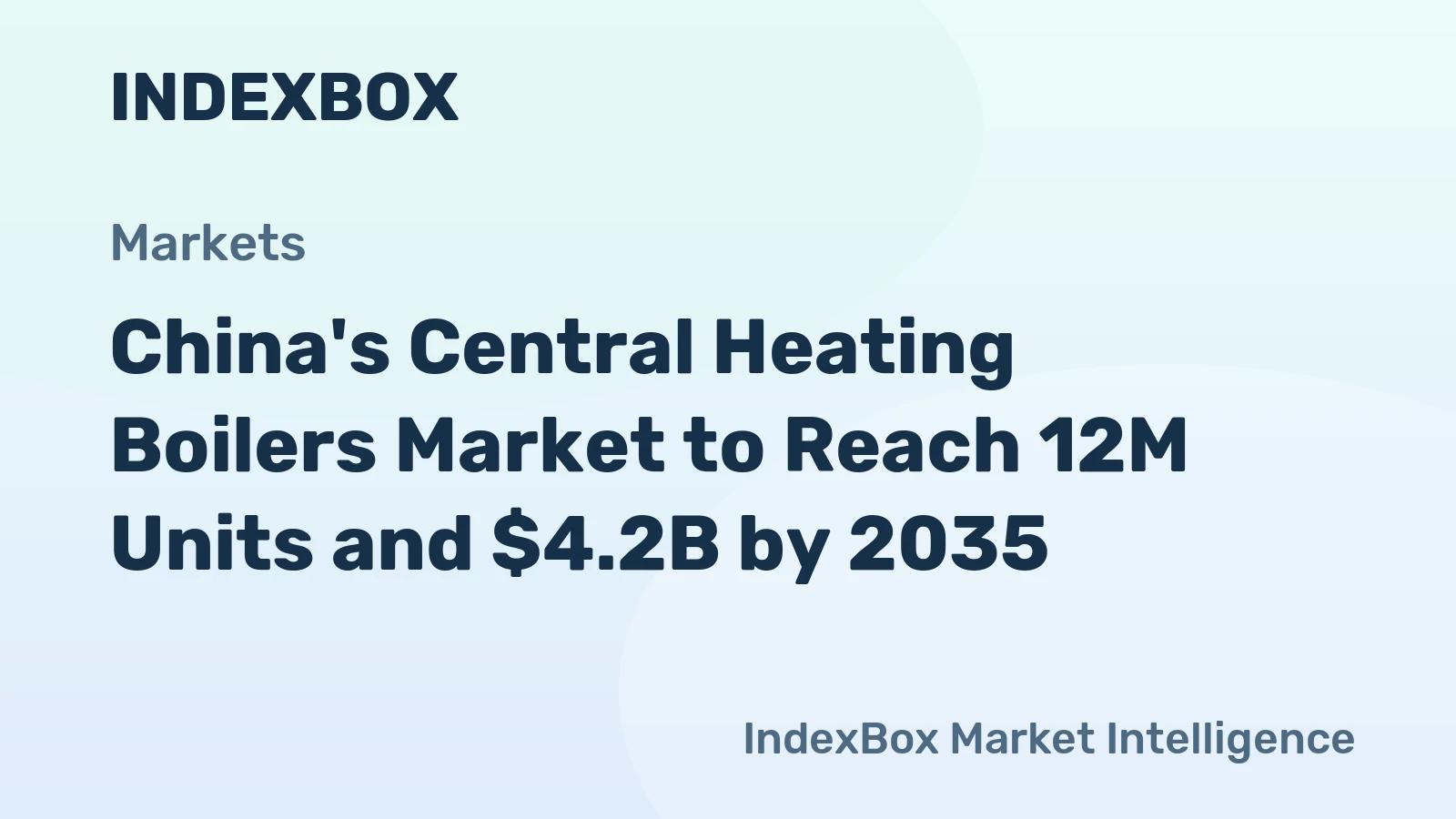 China's Central Heating Boilers Market to Reach 12M Units and $4.2B by 2035