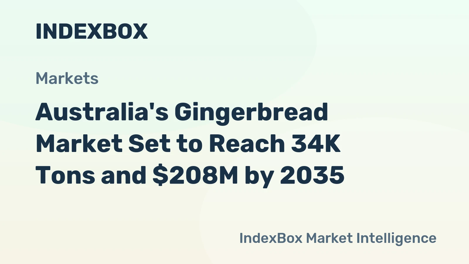 Australia's Gingerbread Market Set to Reach 34K Tons and $208M by 2035
