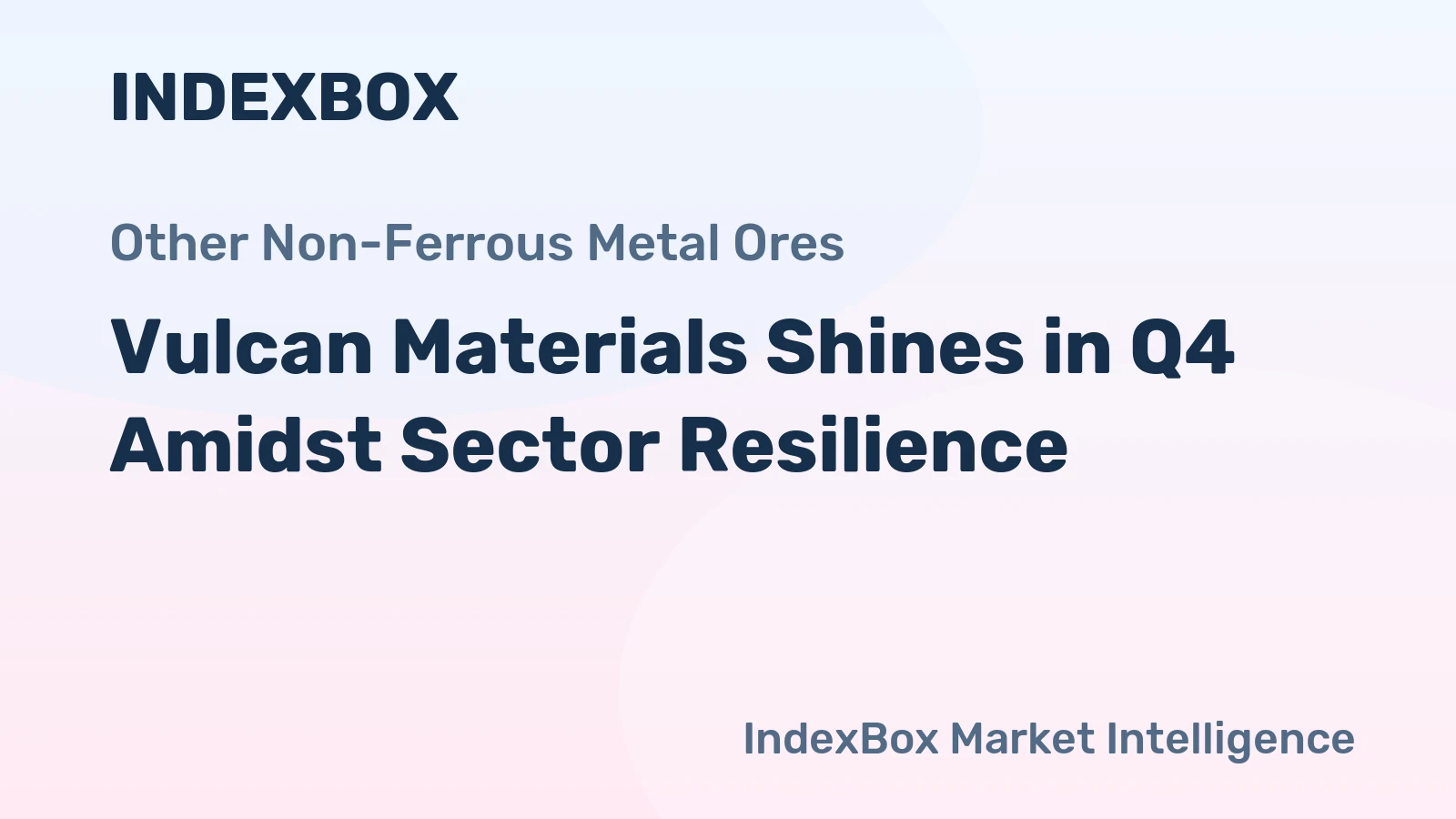Vulcan Materials Shines in Q4 Amidst Sector Resilience