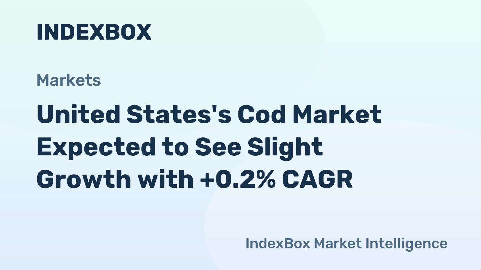 United States's Cod Market Expected to See Slight Growth with +0.2% CAGR
