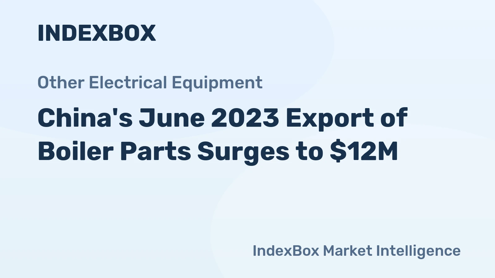China's June 2023 Export of Boiler Parts Surges to $12M