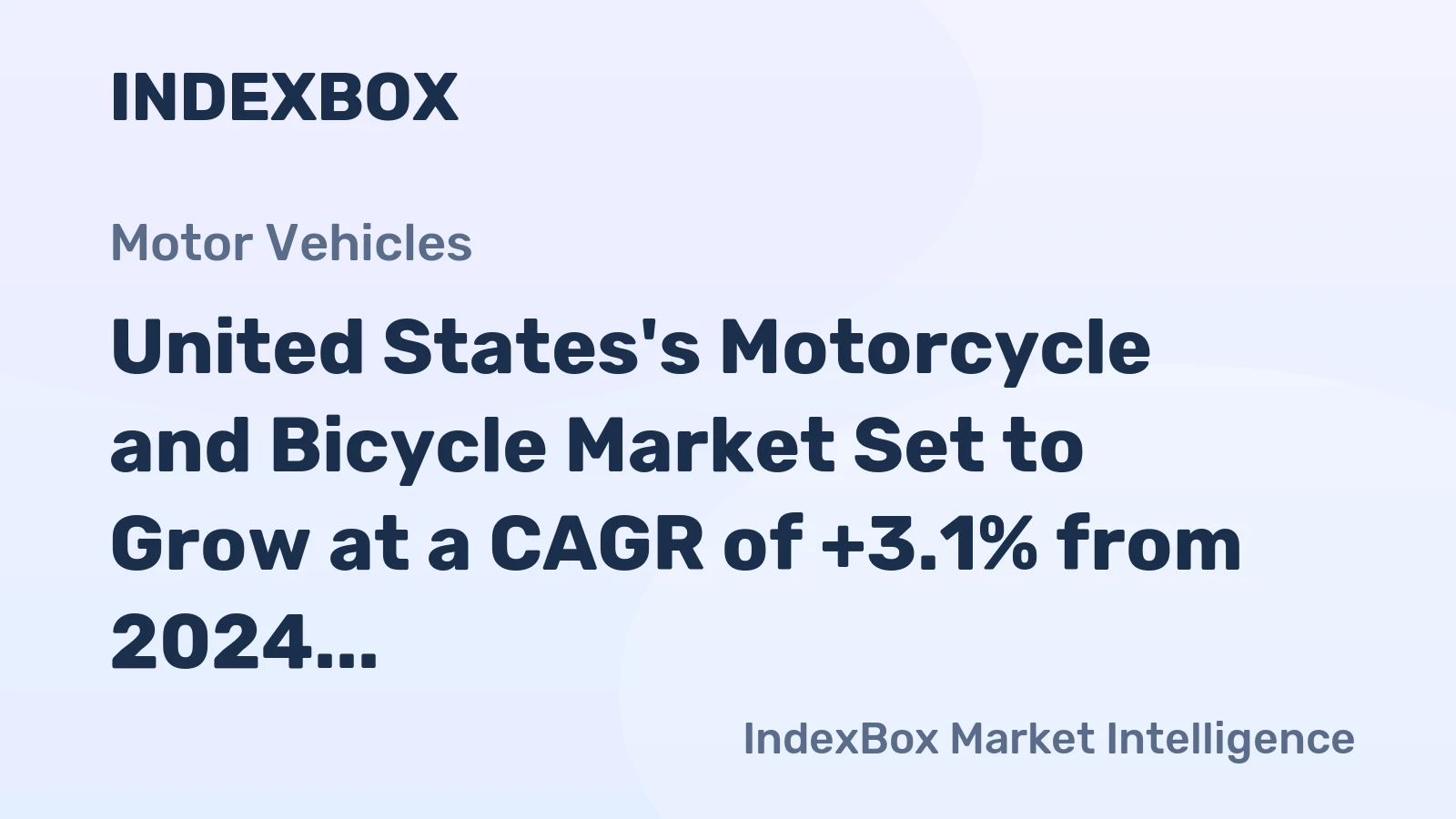 United States's Motorcycle and Bicycle Market Set to Grow at a CAGR of +3.1% from 2024 to 2035