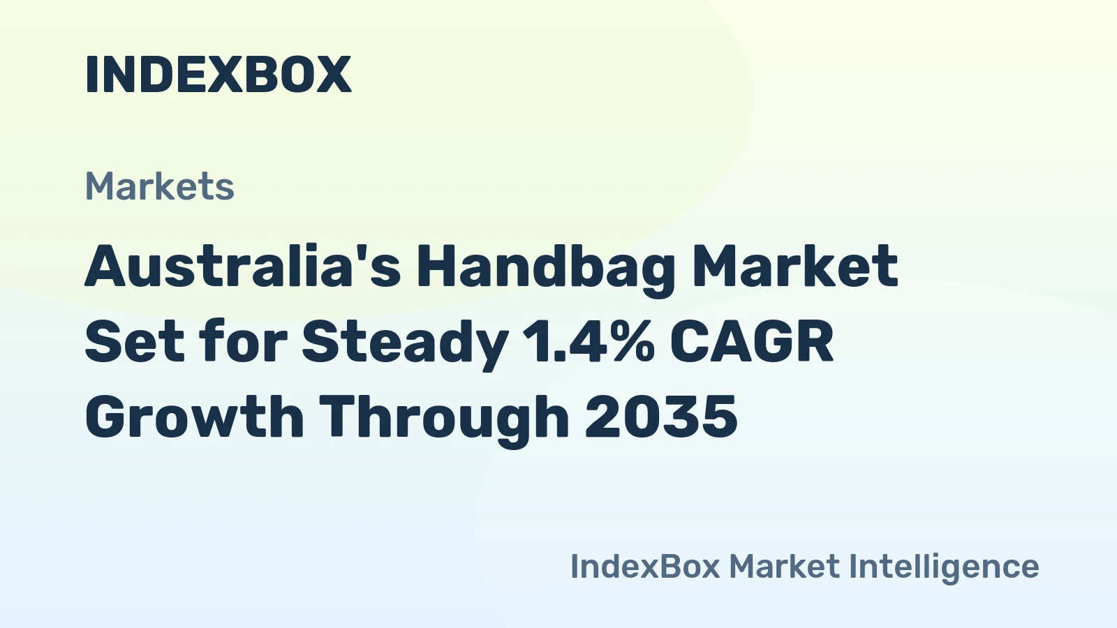 Australia's Handbag Market Set for Steady 1.4% CAGR Growth Through 2035