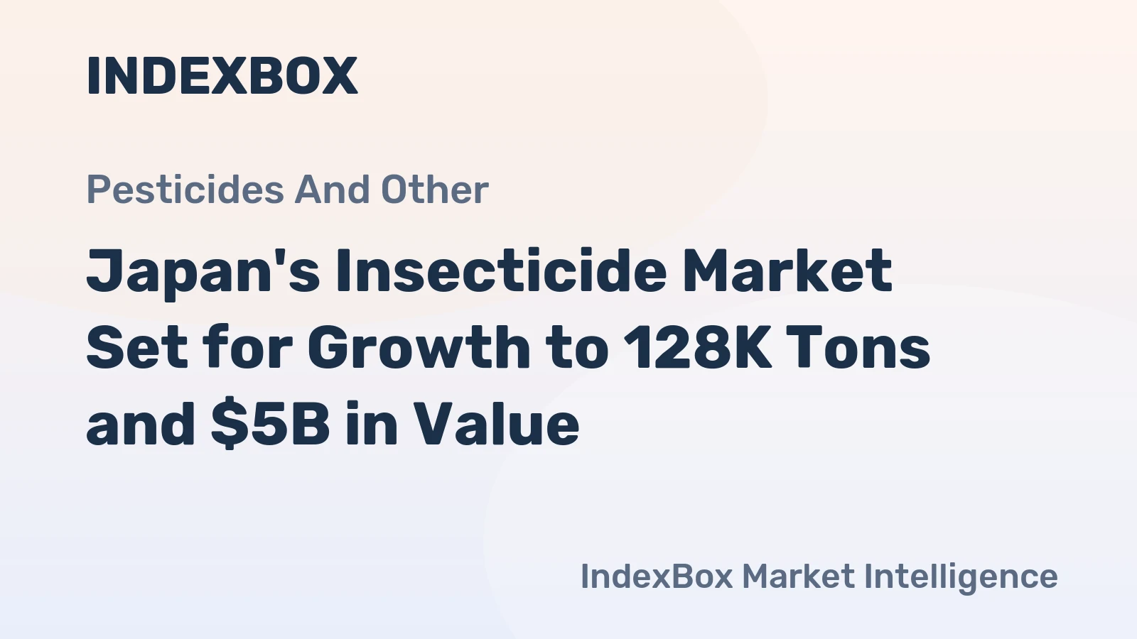 Japan's Insecticide Market Set for Growth to 128K Tons and $5B in Value