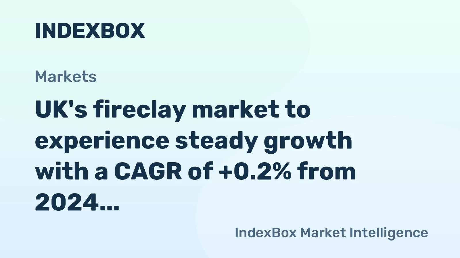 UK's fireclay market to experience steady growth with a CAGR of +0.2% from 2024 to 2035