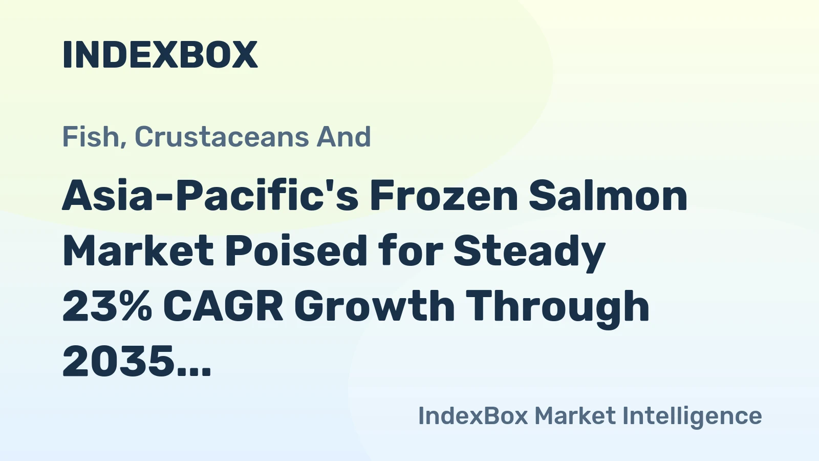 Asia-Pacific's Frozen Salmon Market Poised for Steady 23% CAGR Growth Through 2035