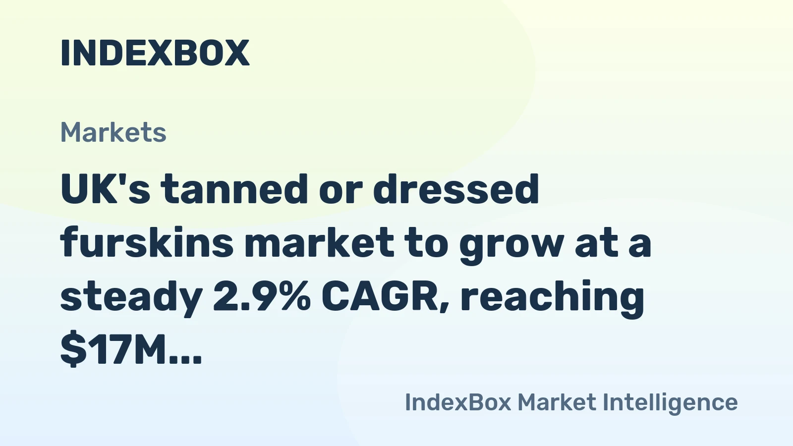 UK's tanned or dressed furskins market to grow at a steady 2.9% CAGR, reaching $17M by 2035.