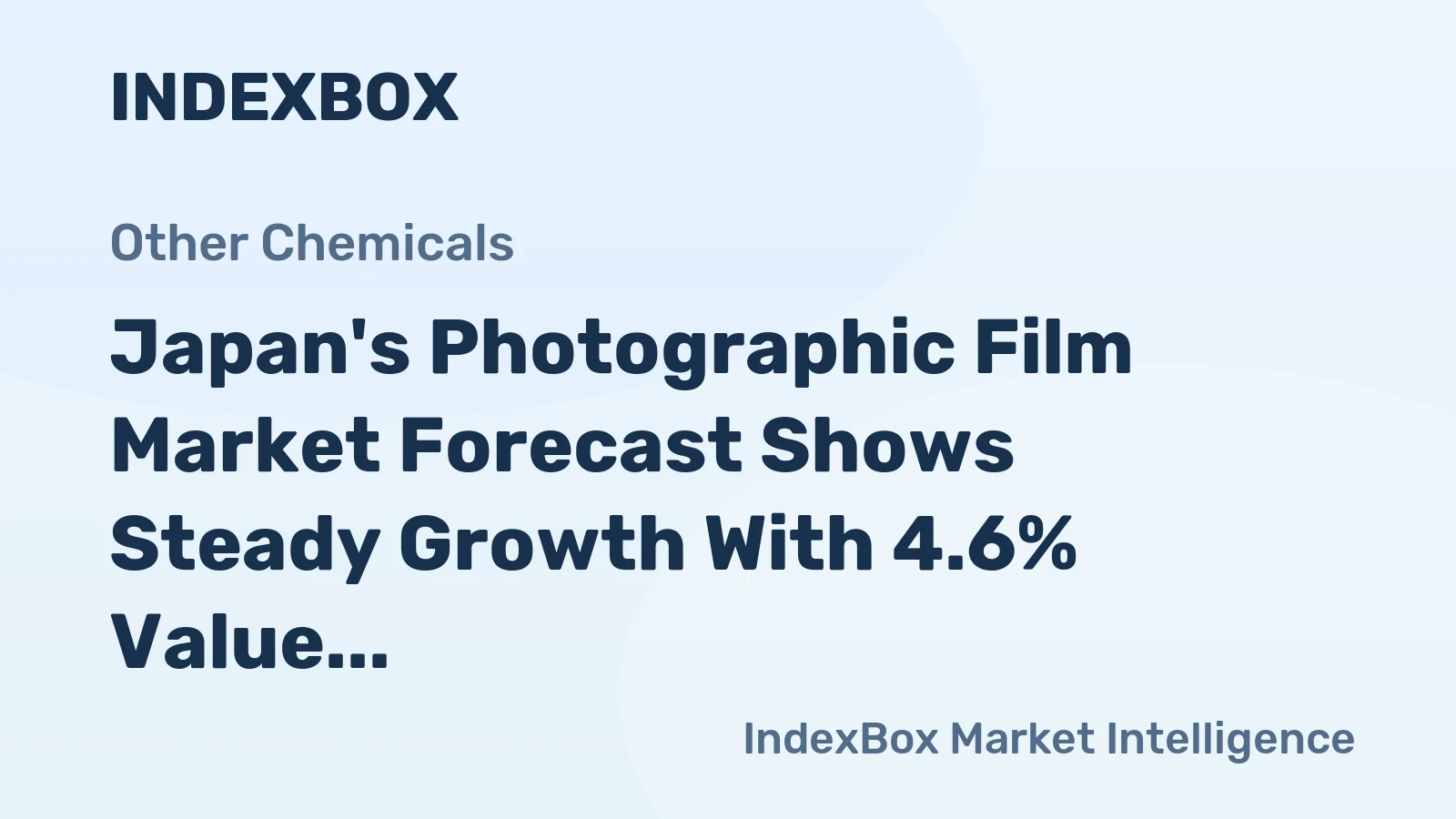 Japan's Photographic Film Market Forecast Shows Steady Growth With 4.6% Value CAGR