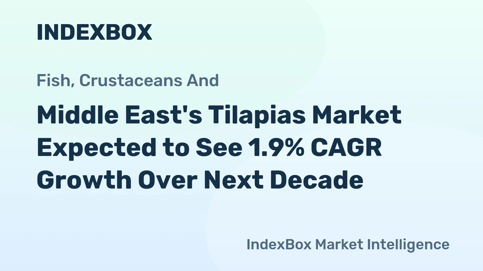 Middle East's Tilapias Market Expected to See 1.9% CAGR Growth Over Next Decade