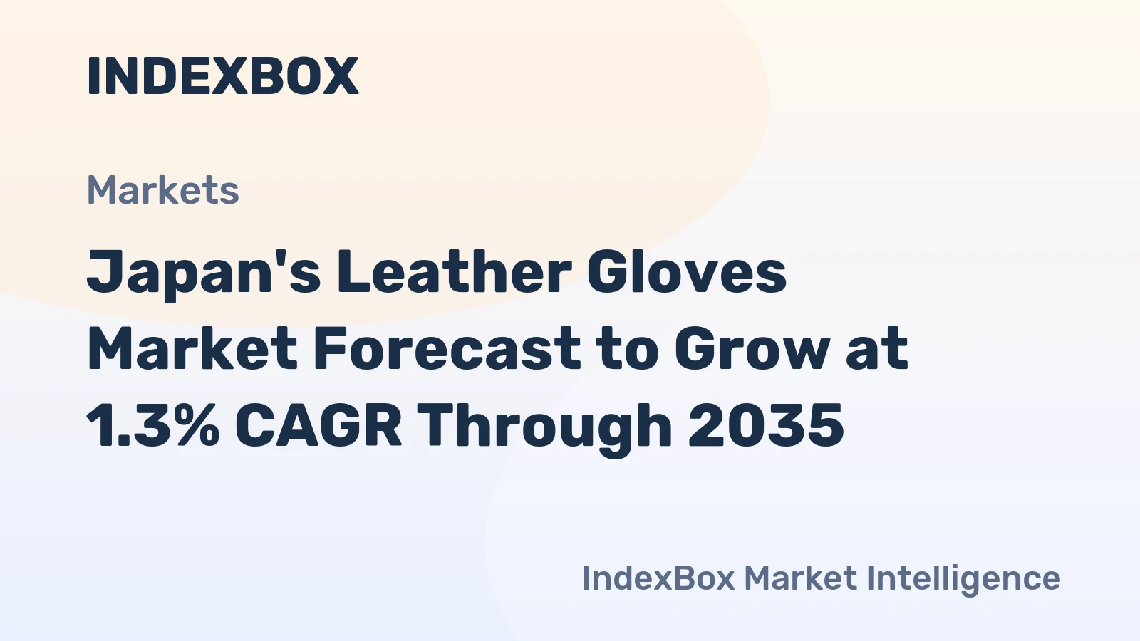 Japan's Leather Gloves Market Forecast to Grow at 1.3% CAGR Through 2035