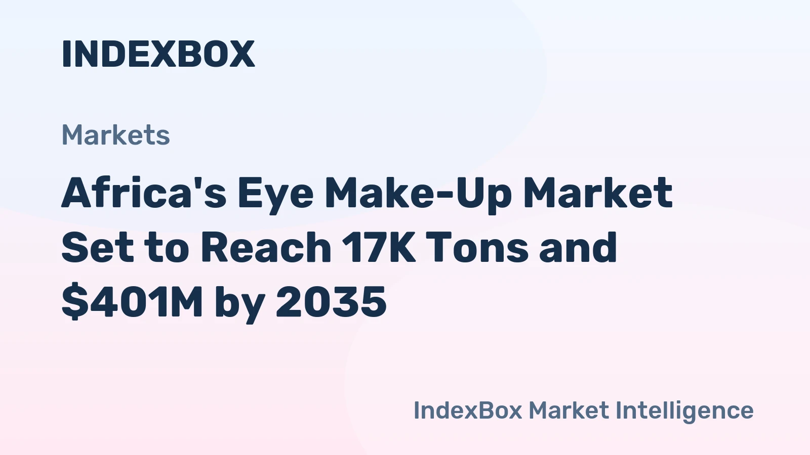 Africa's Eye Make-Up Market Set to Reach 17K Tons and $401M by 2035