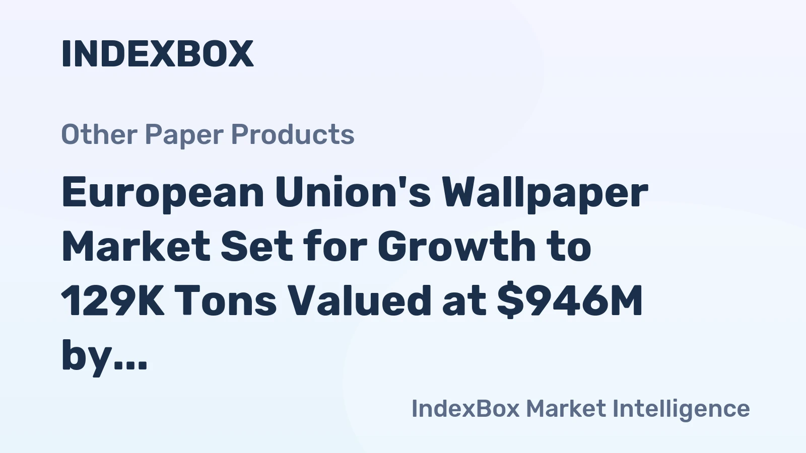 European Union's Wallpaper Market Set for Growth to 129K Tons Valued at $946M by 2035