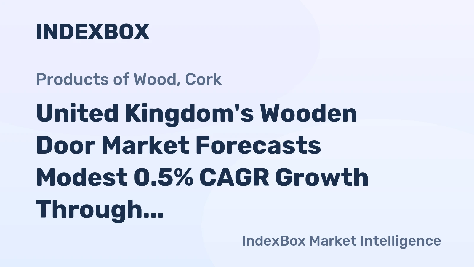 United Kingdom's Wooden Door Market Forecasts Modest 0.5% CAGR Growth Through 2035