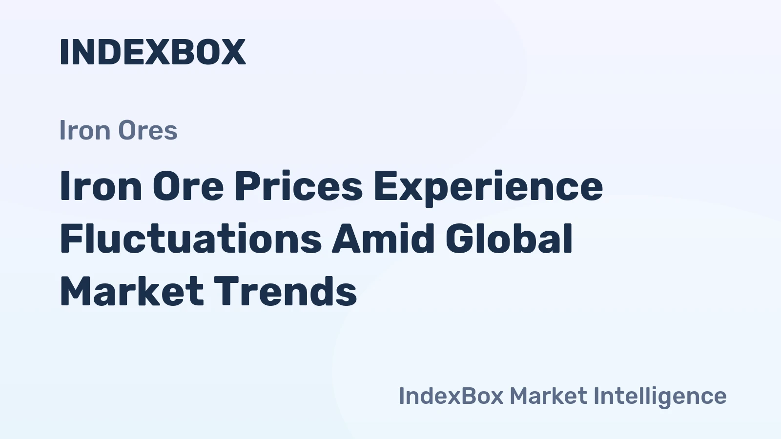 Iron Ore Prices Experience Fluctuations Amid Global Market Trends