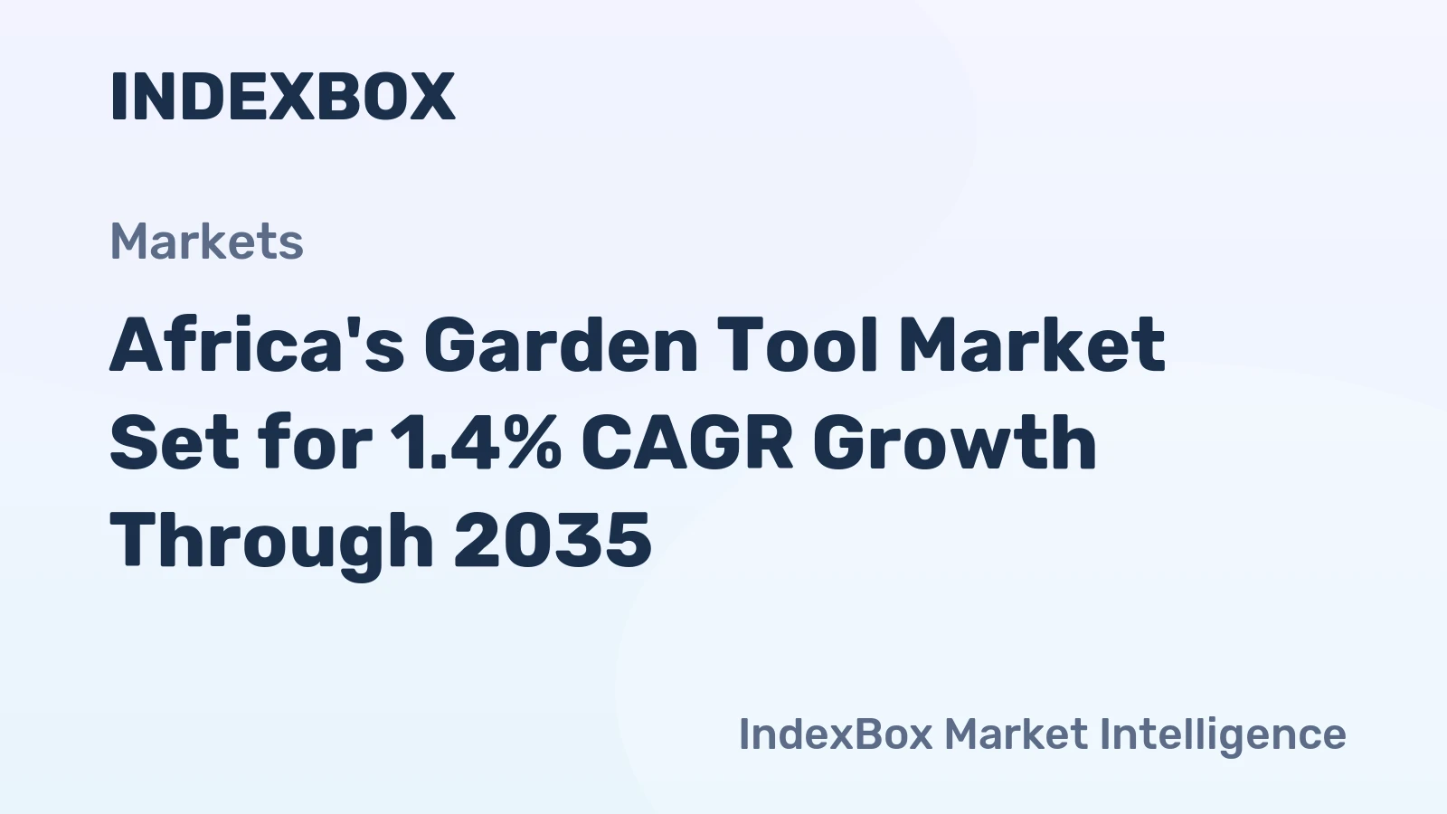 Africa's Garden Tool Market Set for 1.4% CAGR Growth Through 2035