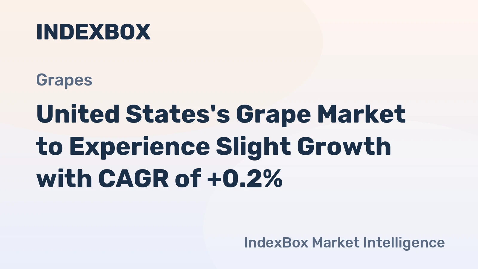United States's Grape Market to Experience Slight Growth with CAGR of +0.2%