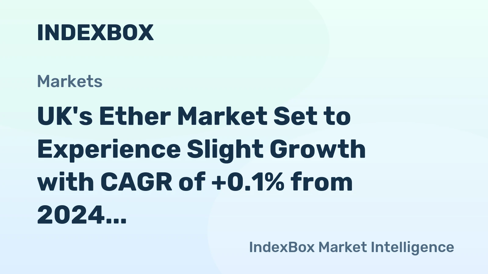UK's Ether Market Set to Experience Slight Growth with CAGR of +0.1% from 2024 to 2035
