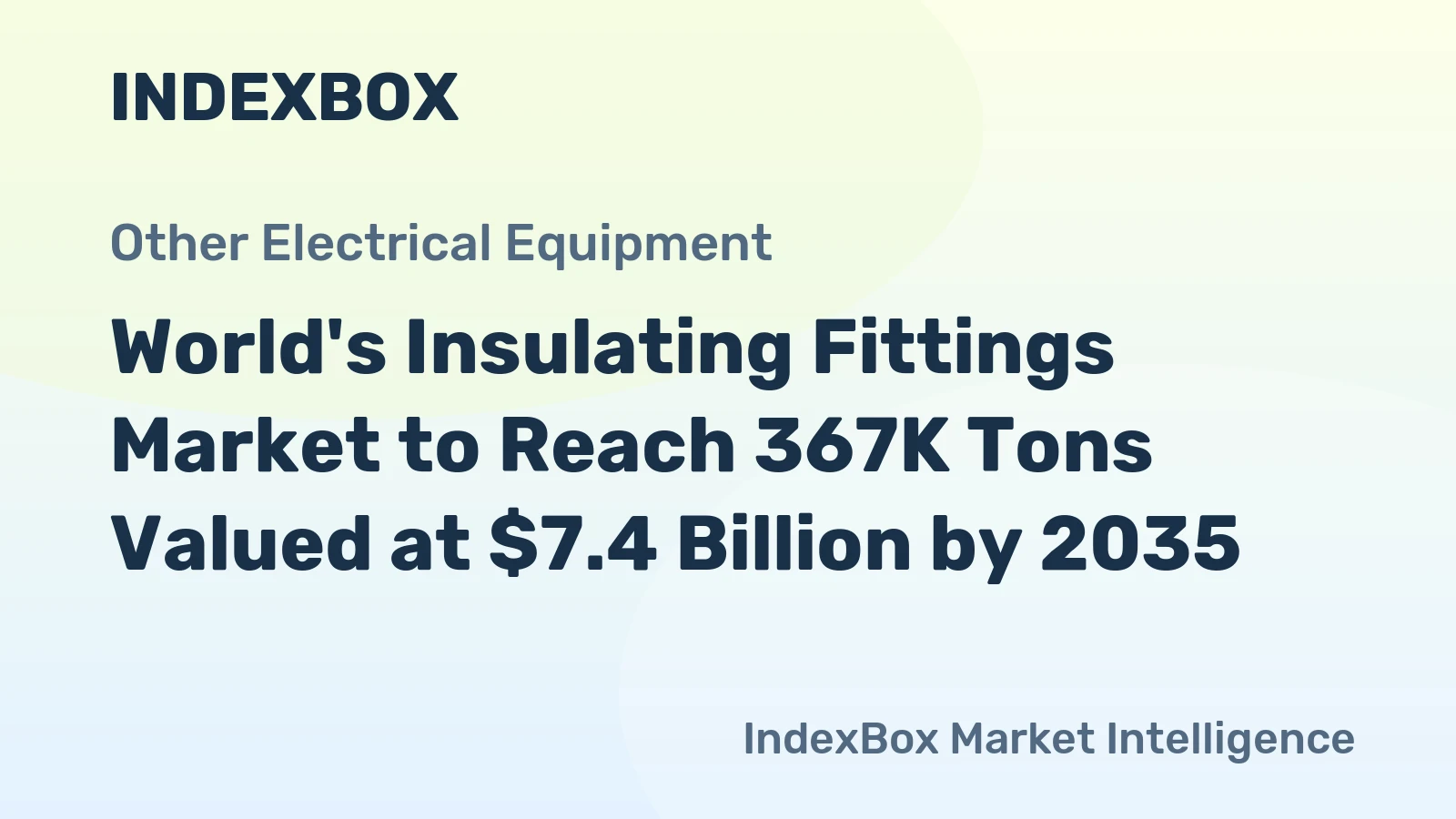 World's Insulating Fittings Market to Reach 367K Tons Valued at $7.4 Billion by 2035