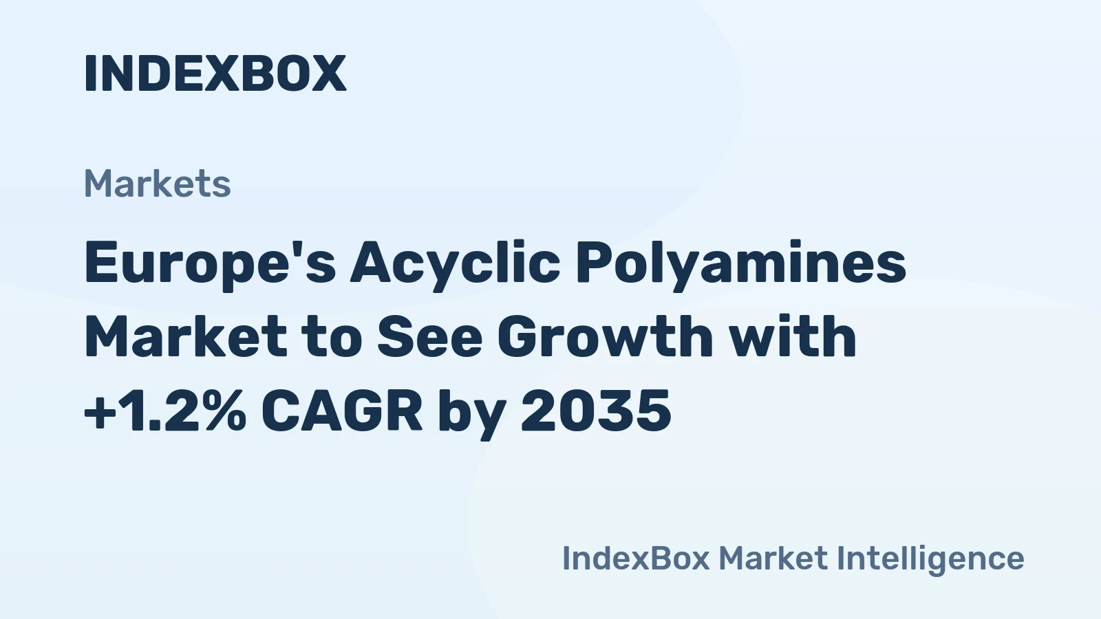 Europe's Acyclic Polyamines Market to See Growth with +1.2% CAGR by 2035