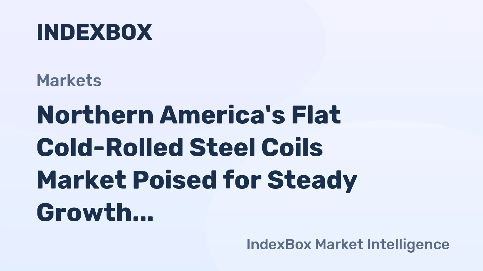 Northern America's Flat Cold-Rolled Steel Coils Market Poised for Steady Growth With a 5.3% CAGR in Value Through 2035